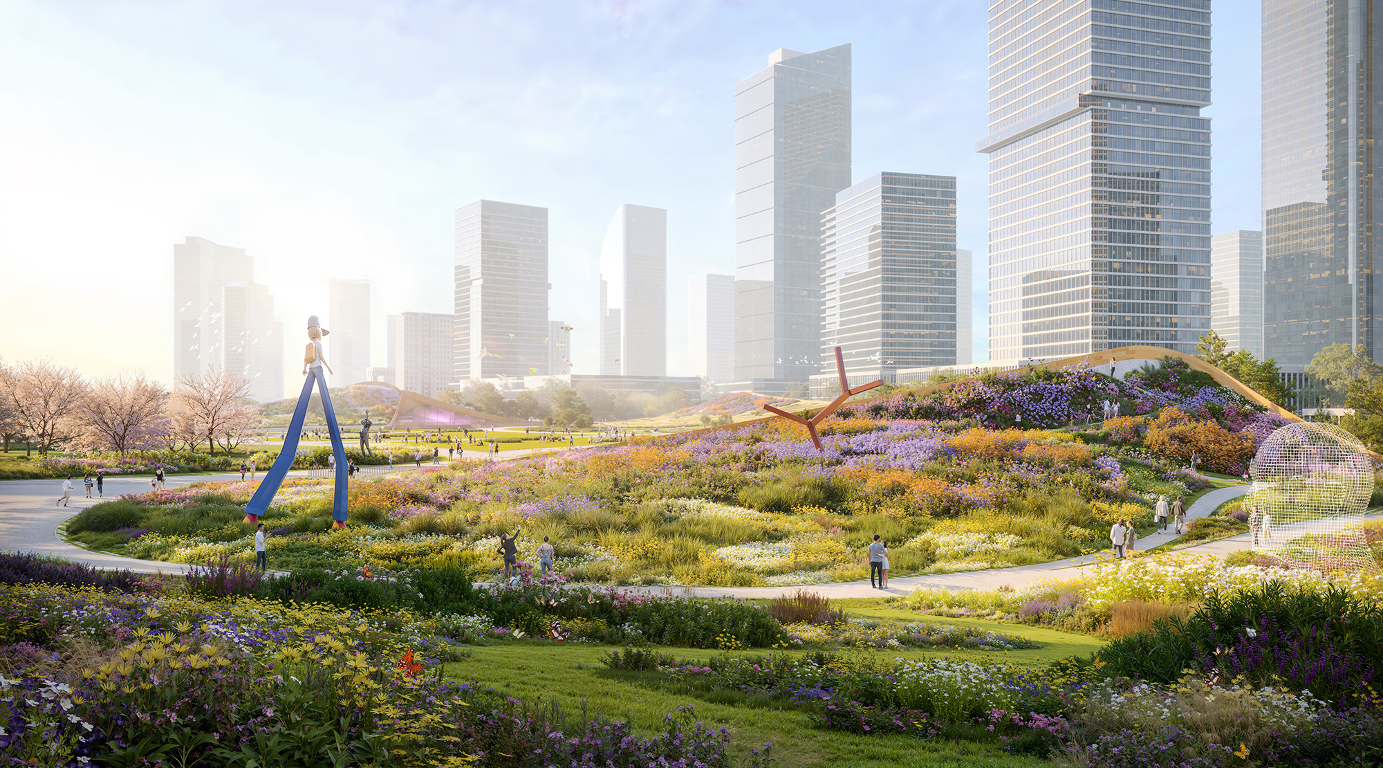 Changzhou Twin Lakes Central Park_KUN.Visual