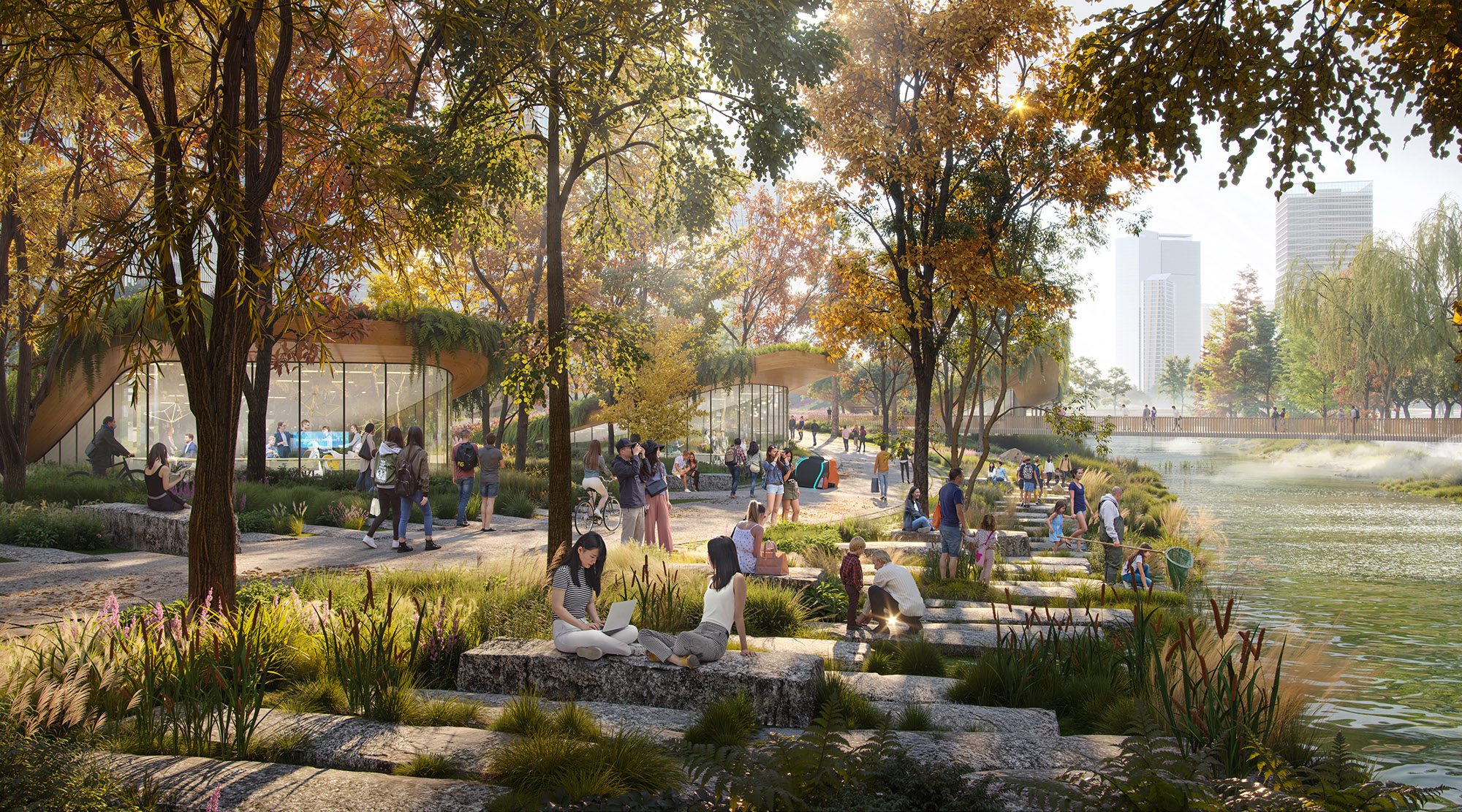 Changzhou Twin Lakes Central Park_KUN.Visual